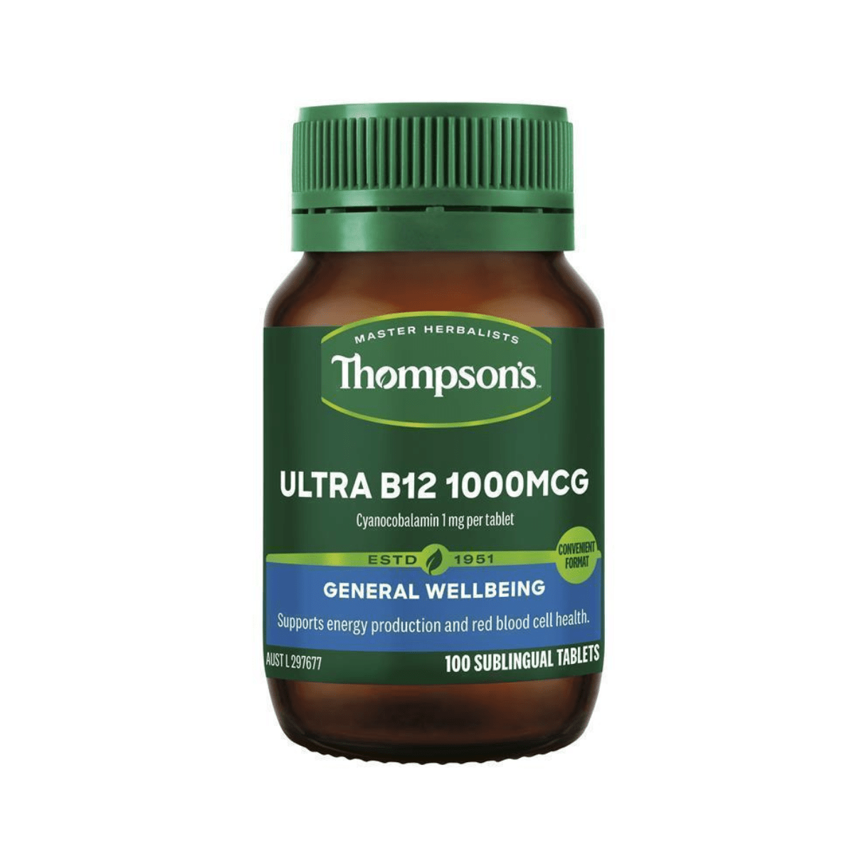 Thompson's Ultra B12 1000mcg 100t – Ghama Health